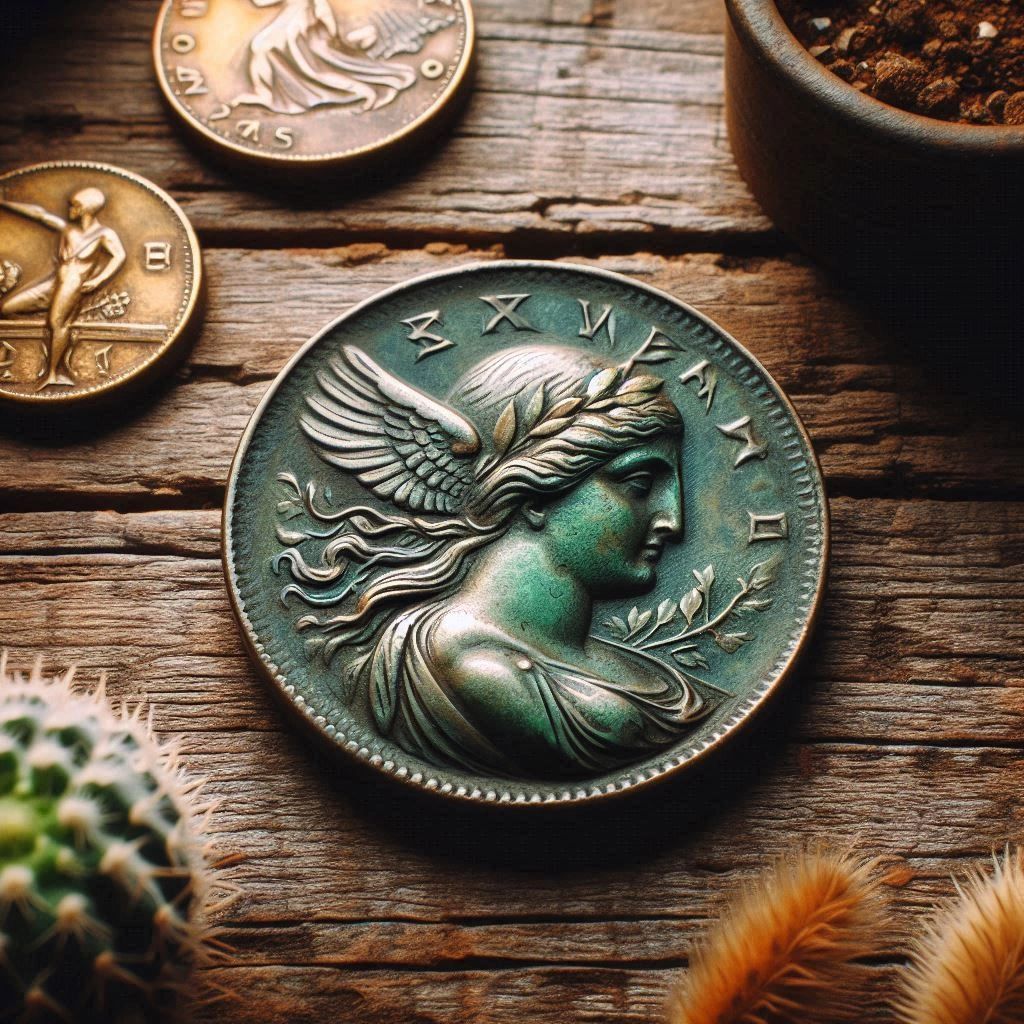 O que é uma moeda com pátina?