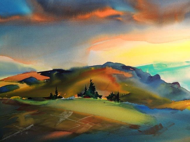 Wes Waugh Bear Trail Art - Art and Design, Watercolor, Paintings