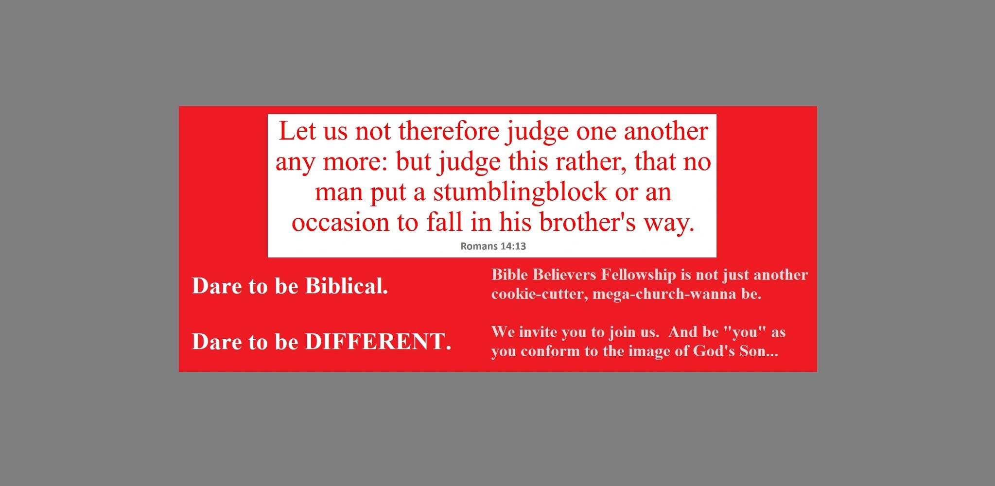 Bible Believers Fellowship