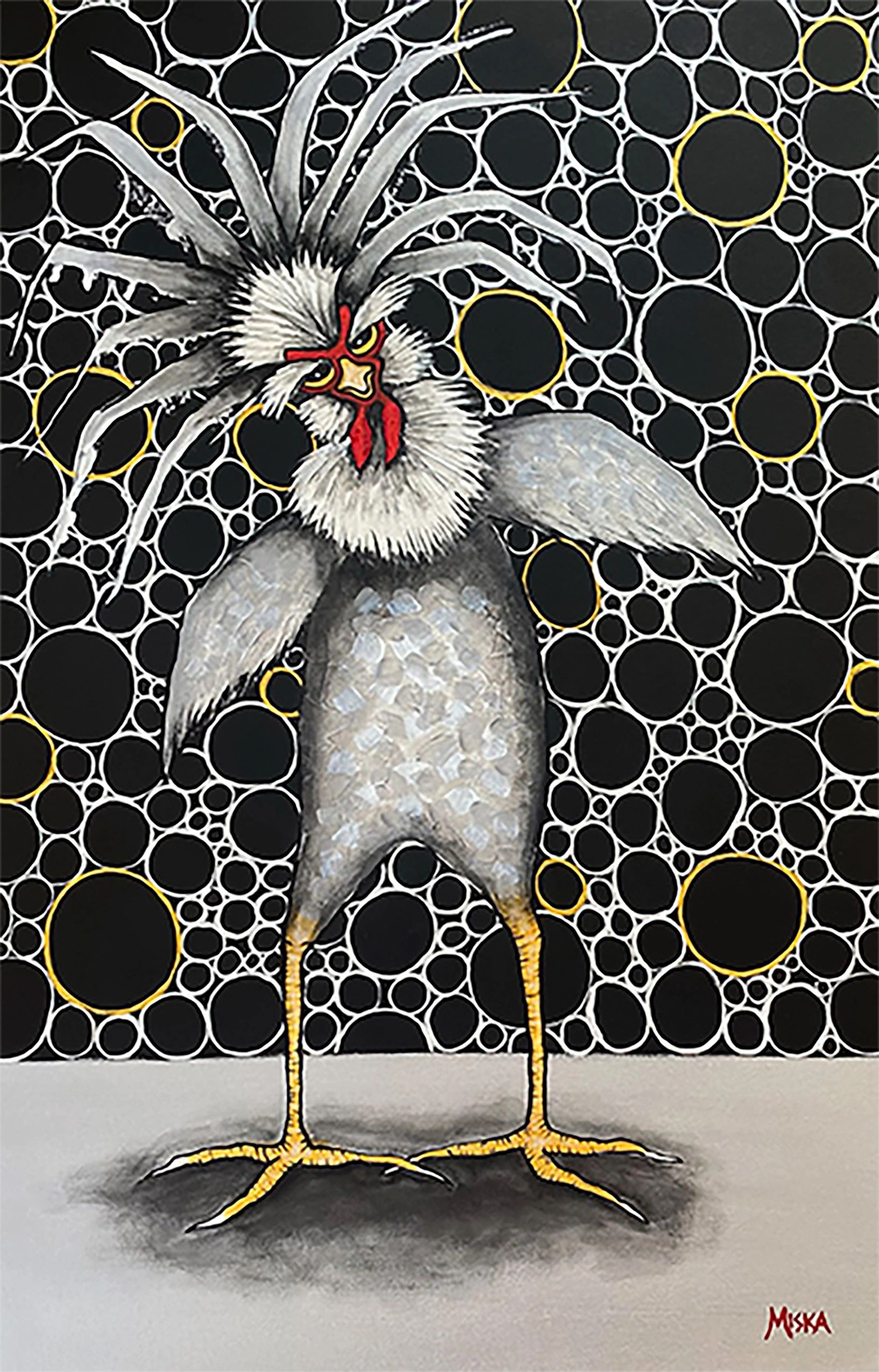 Unique Abstract Acrylic Paintings by Miska