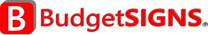 Budget signs