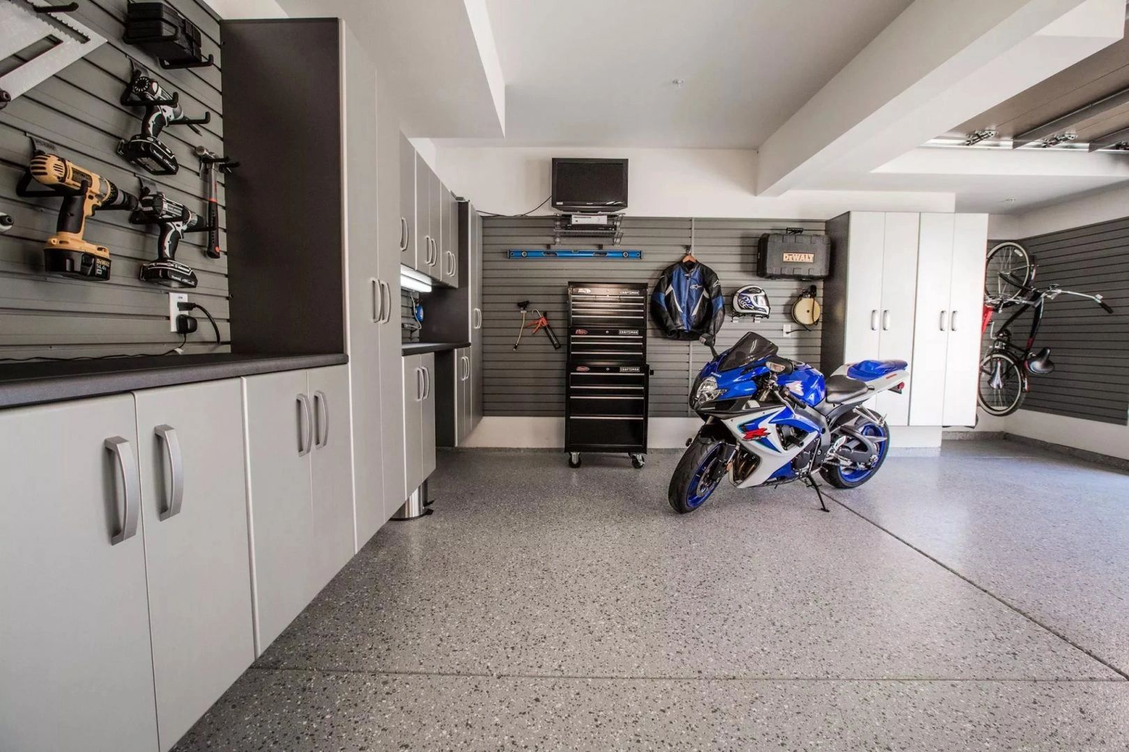 Zone Garage- Red River - Concrete Coatings, Garage Floors