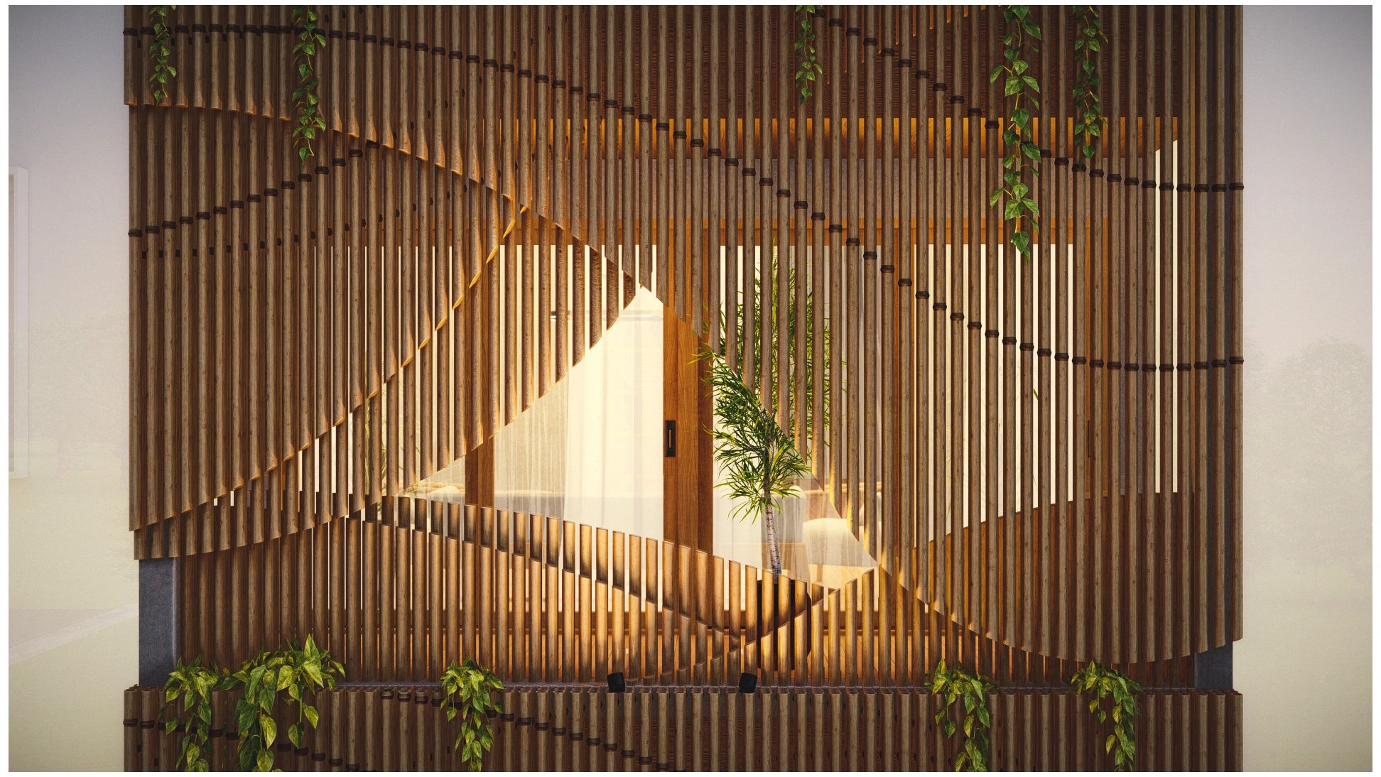 Bamboo Facade