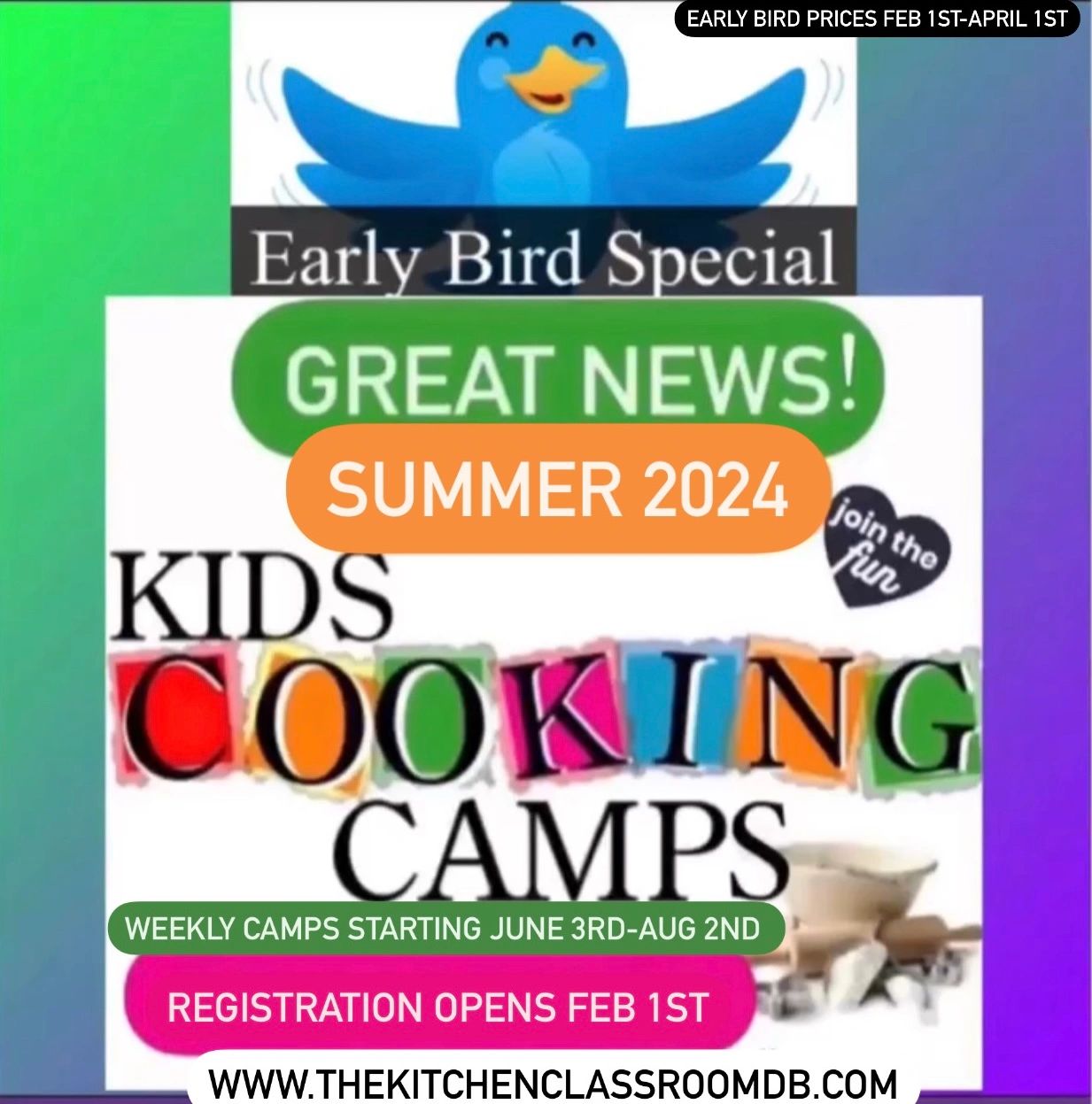The Kitchen Classroom - Kids Cooking Classes and Summer Camps