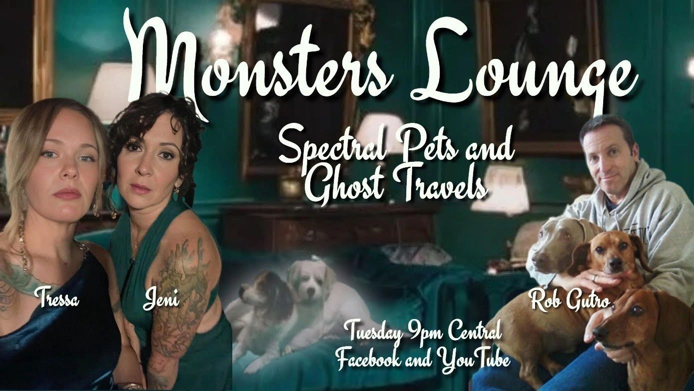 New YOUTUBE Interview Monsters Lounge "Spectral Pets & ghosts"