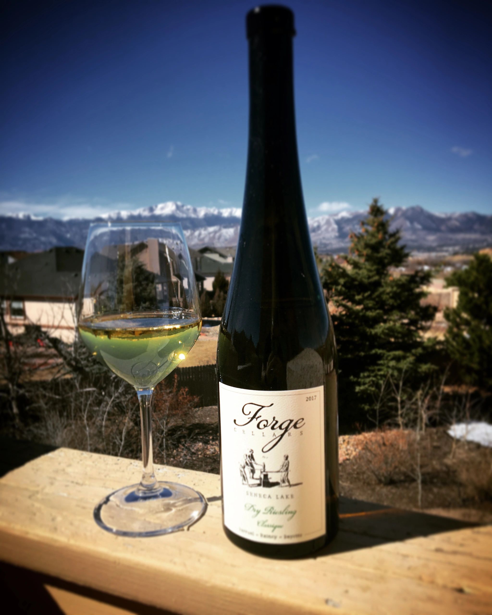 Change from a Twenty - 2017 Forge Cellars Dry Riesling Classique