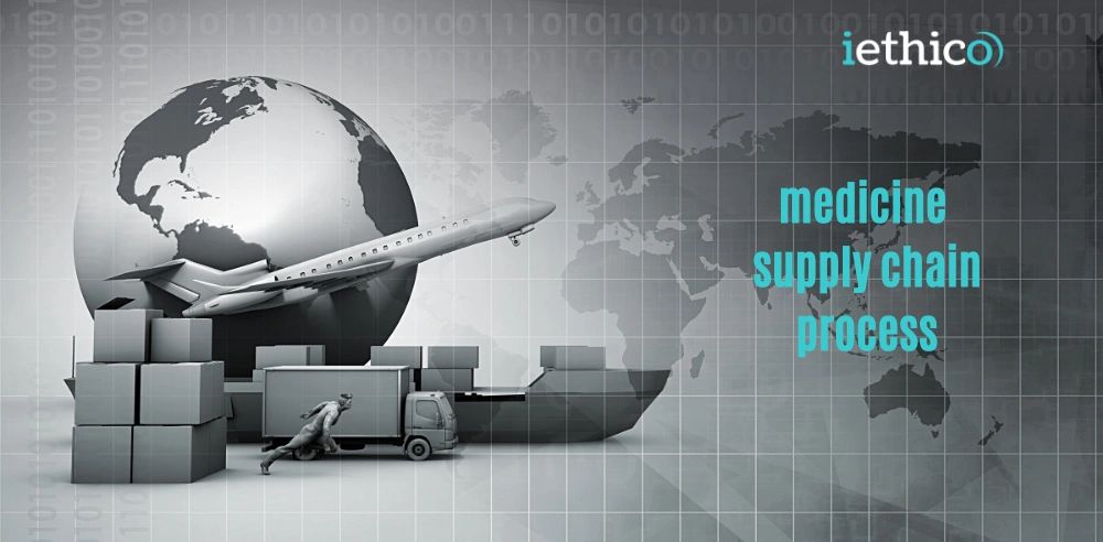 What is the supply chain process for medicines?