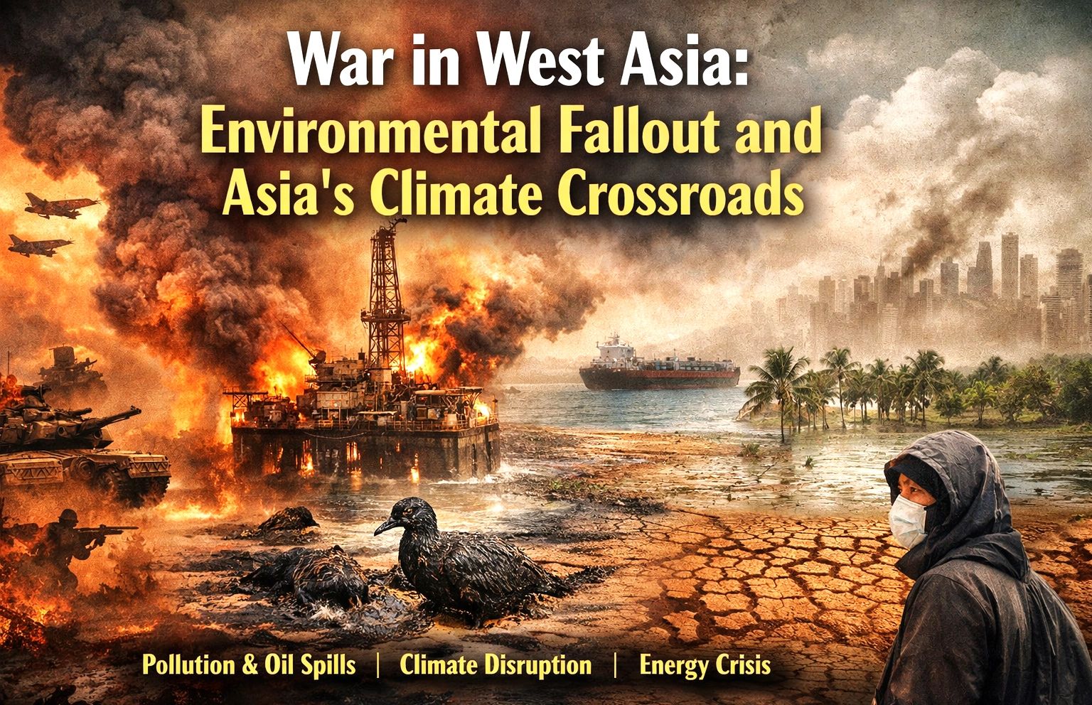 War in West Asia! Environmental Fallout and Asia’s Climate loss