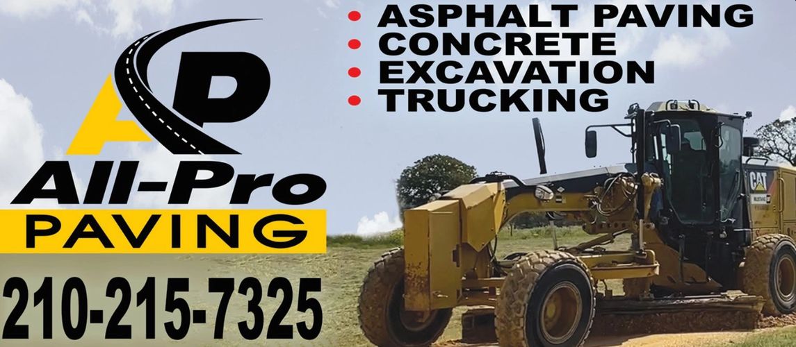 Asphalt Paving, Excavation - All-Pro Paving - Floresville, Texas