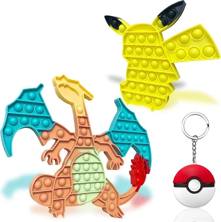 Big Size Pop Sensory Dinosaur Fidget Toys, Jumbo Poppers