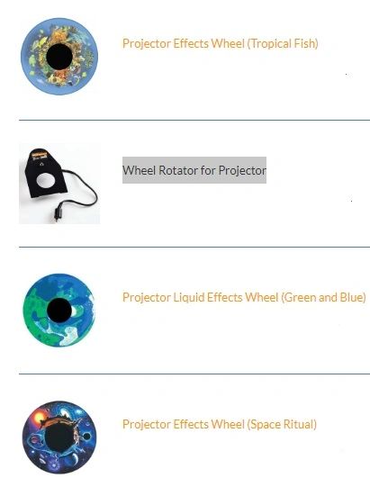 PROJECTOR WHEELS & Accessories *Projector Not Included
