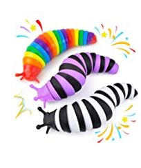 IFiwin 3PC Fidget Slug, Sensory Slug Fidget Toys for Autistic Kids ...