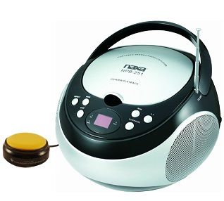 Switch Adapted Portable CD Player with Radio *NO Switch Included*