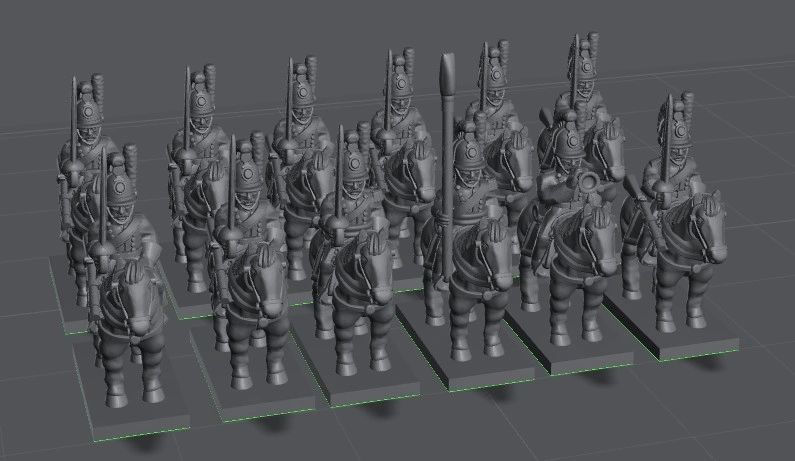 Napoleonic 1806 Duchy of Baden Units