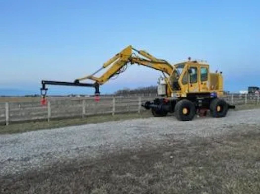 2012 GEISMAR KGT4RSC 360 HI-RAIL RAILROAD MOW EXCAVATOR CRANE