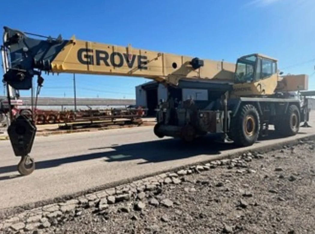 2003 GROVE RT600E RAILROAD 40 TON CRANE WITH OVER 100' REACH WITH ...