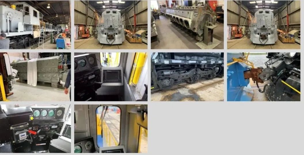 (2) REBUILT IN 2020 EMD SD40-3 RAILROAD LOCOMOTIVES FOR SALE ONLY READY ...
