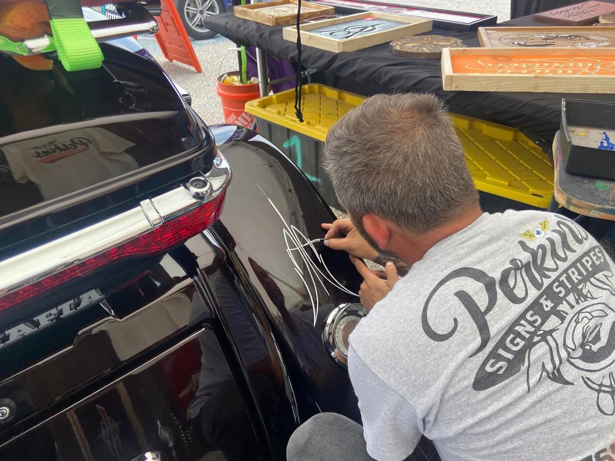 Hand Painted Signs and Pinstriping Services | Perkins Signs