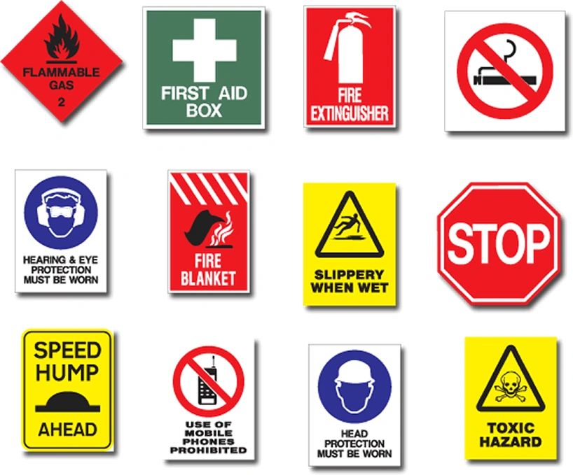 Australian Safety Signage - Colours, Codes & symbols.