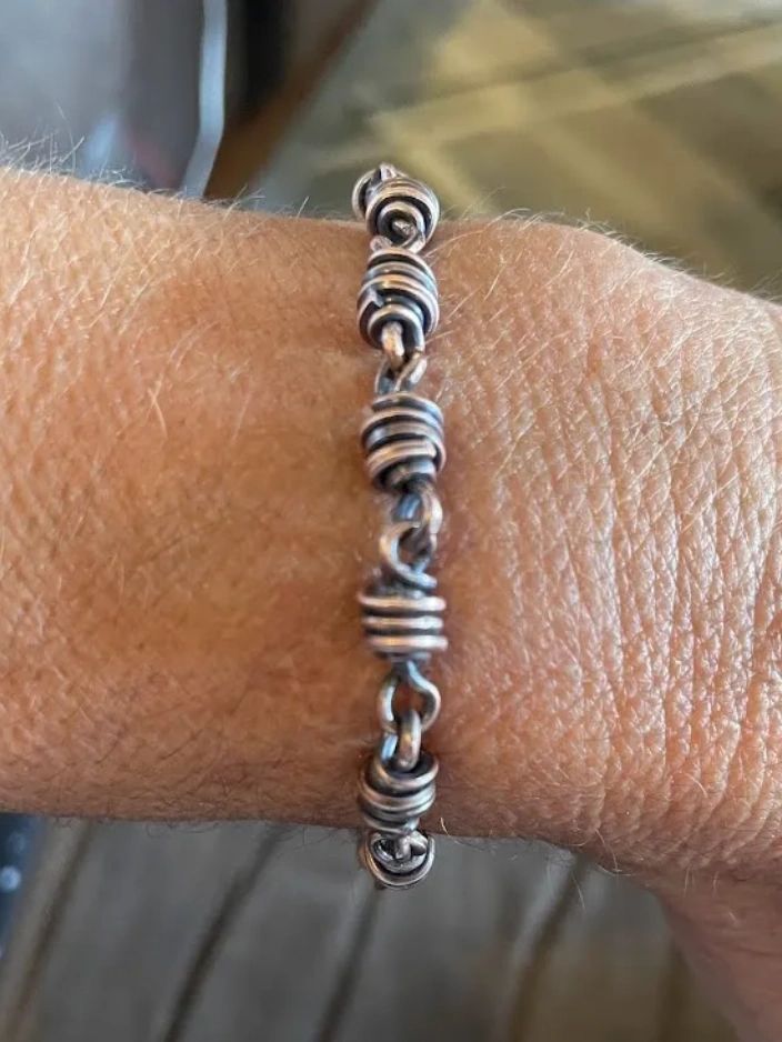 Linked Copper Bracelet
