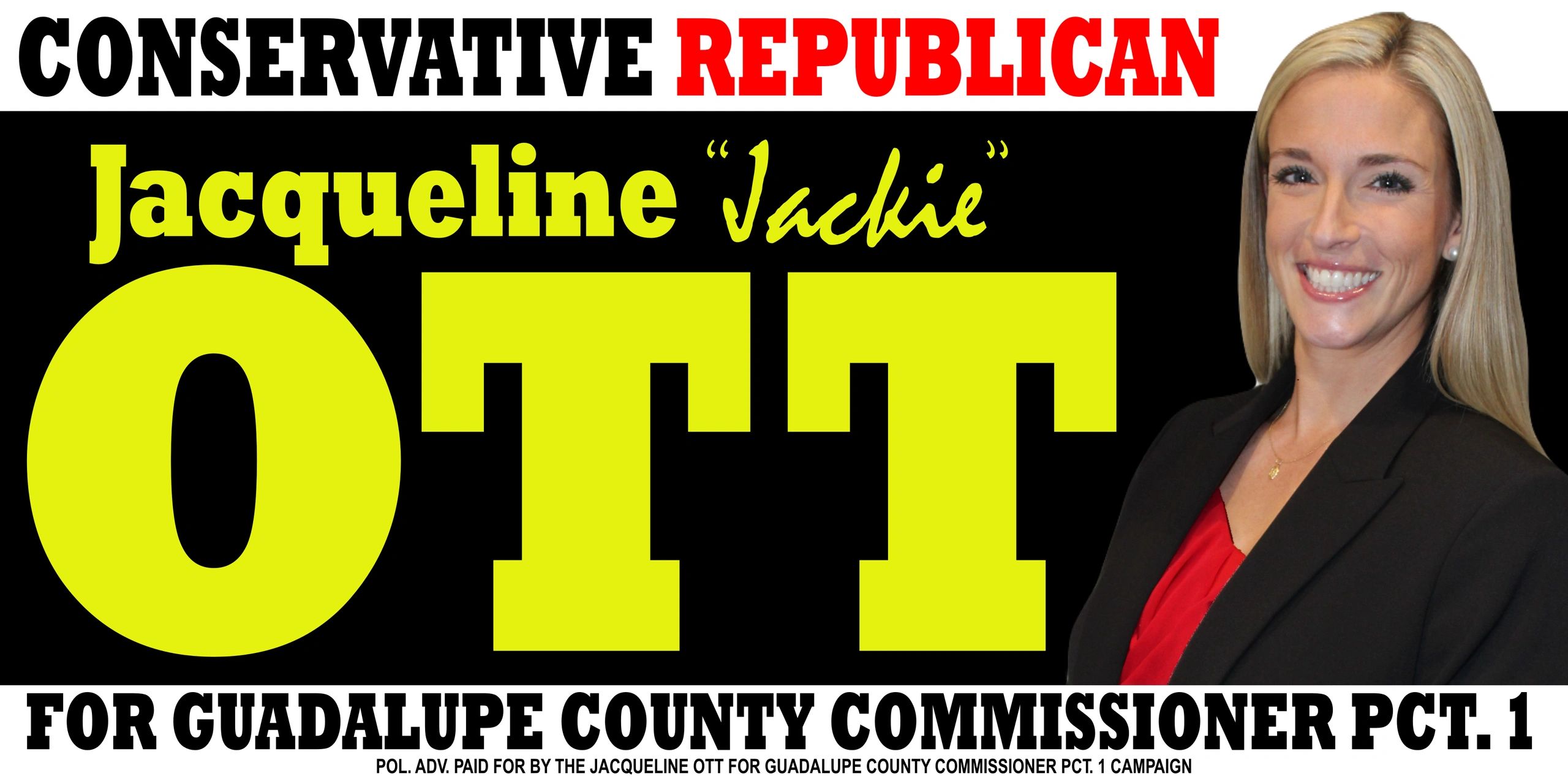 Jacqueline Ott For County Commissioner