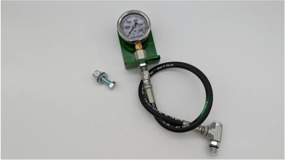 Where to install a permanent hydraulic pressure gauge? | Green Tractor Talk