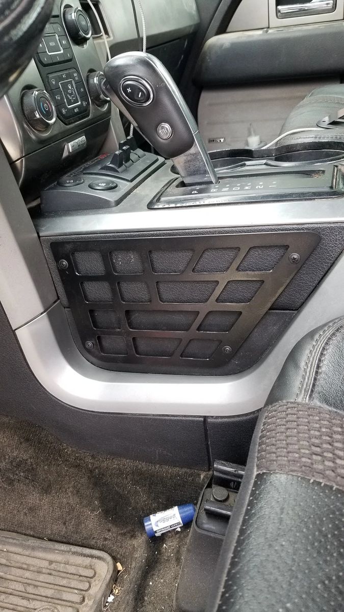 2009-2014 Ford F150 Raptor MOLLE Center console plates (pair)