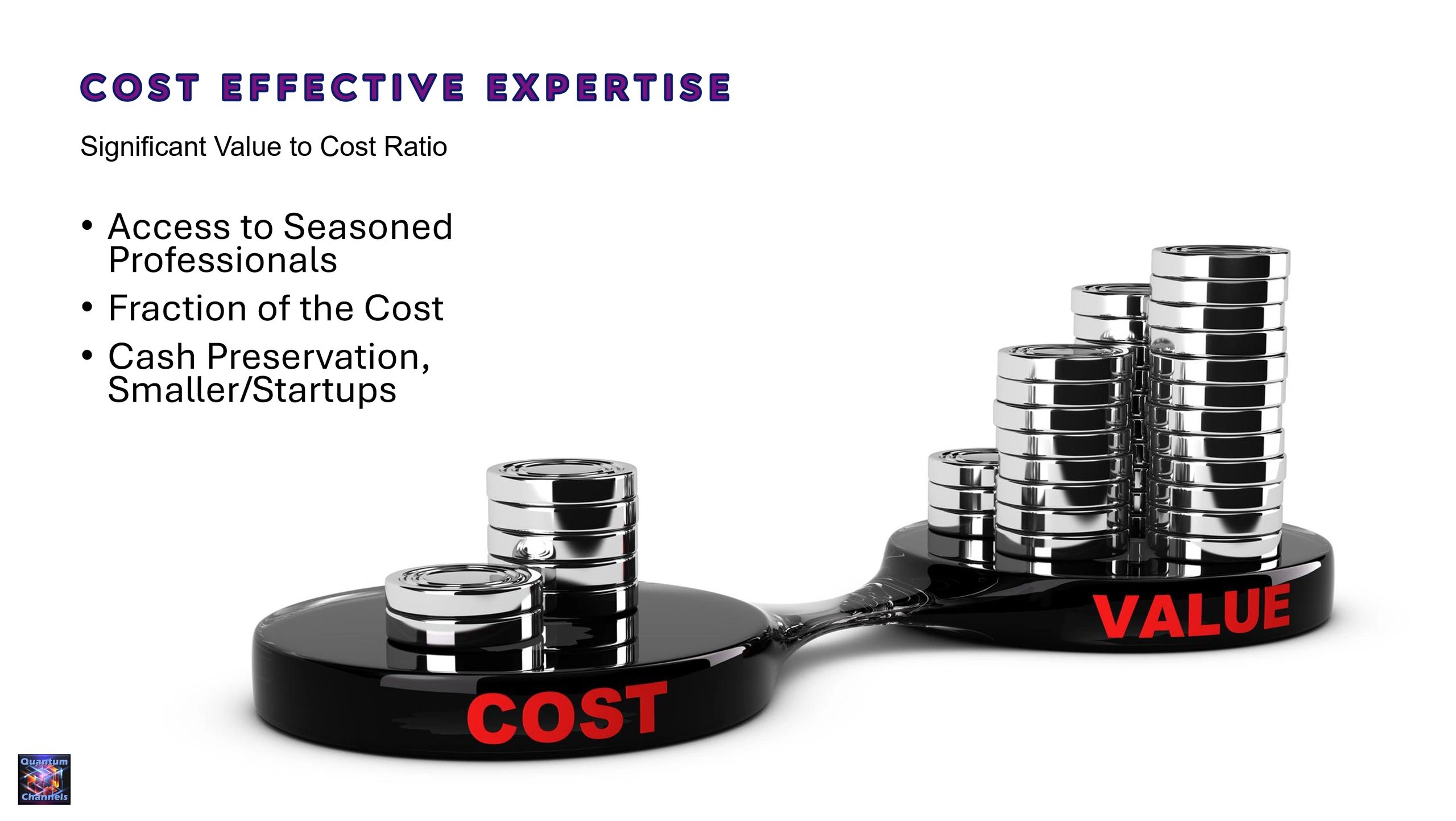 An exceptional value-to-cost ratio