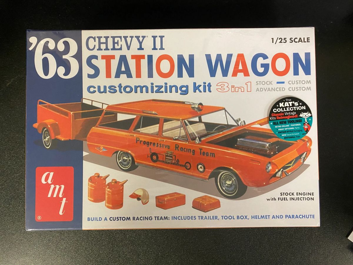 AMT 1201 1963 Chevy II Station Wagon 1/25