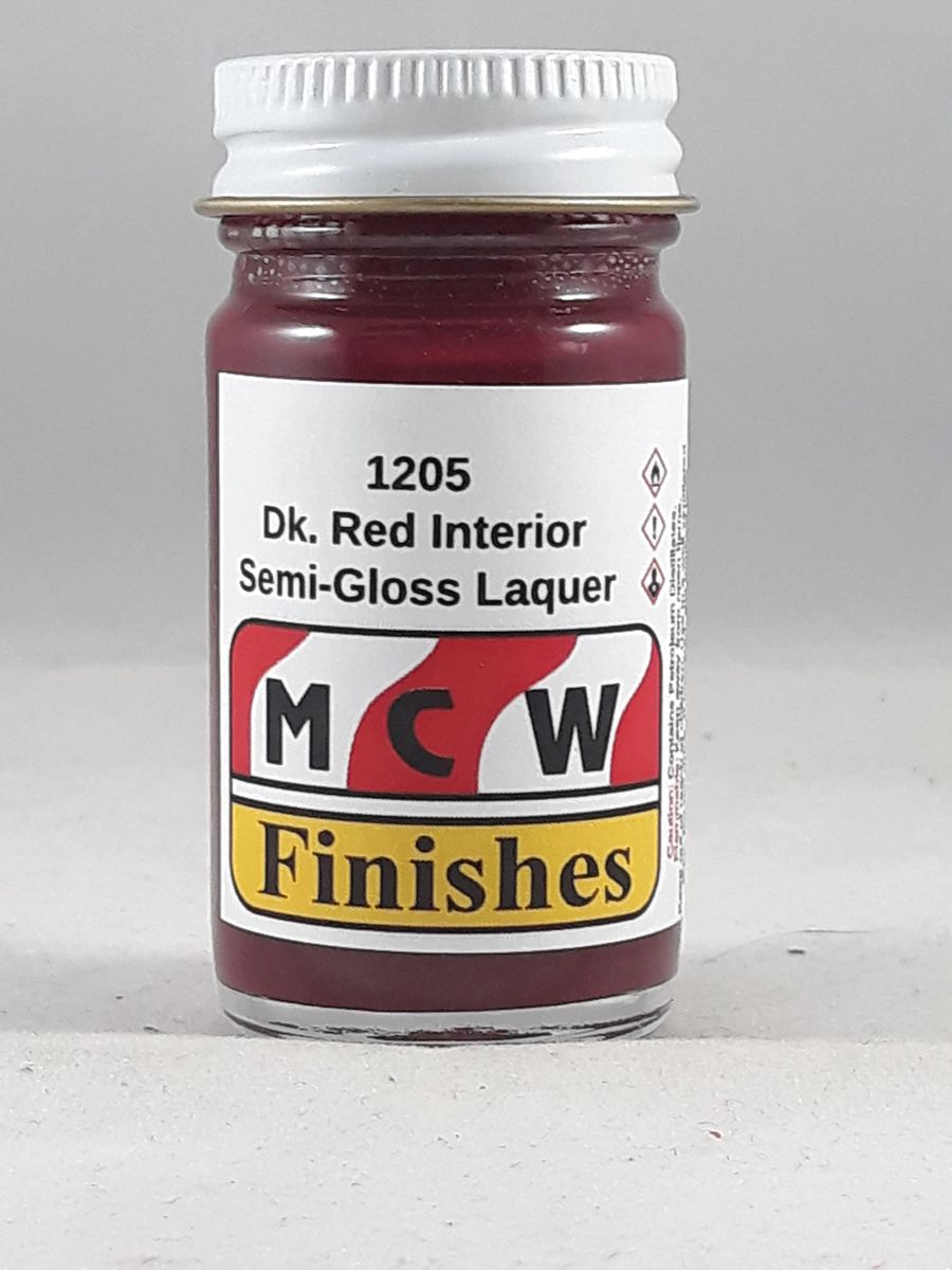 1205 Semi-Gloss Dark Red Lacquer