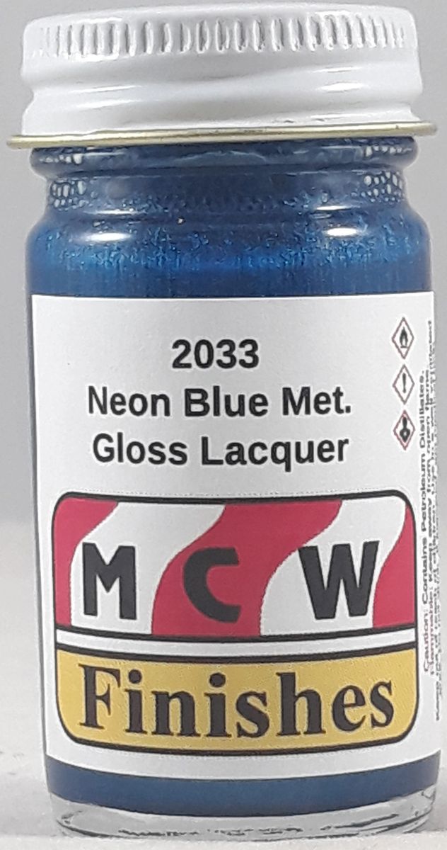 2033 Neon Blue Met. Lacquer