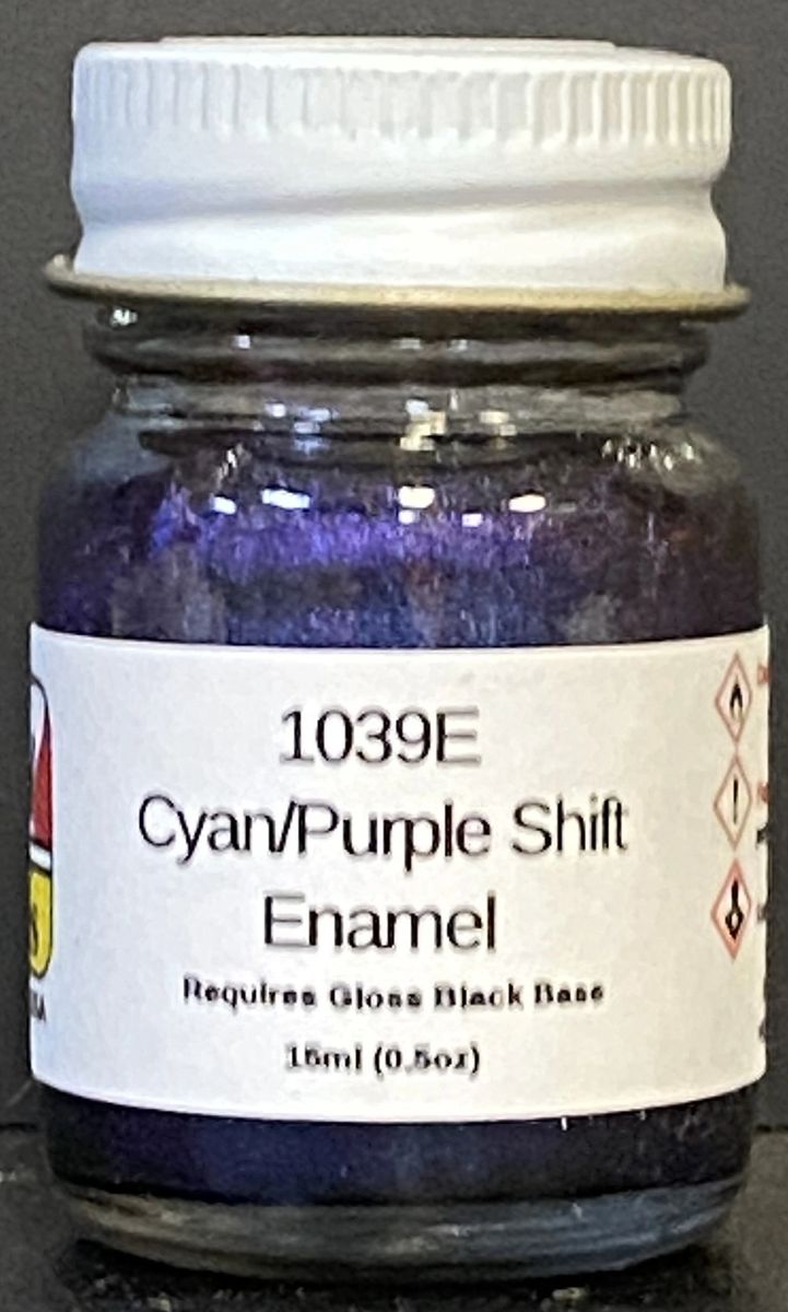 1039E Cyan Purple Color Shift Enamel