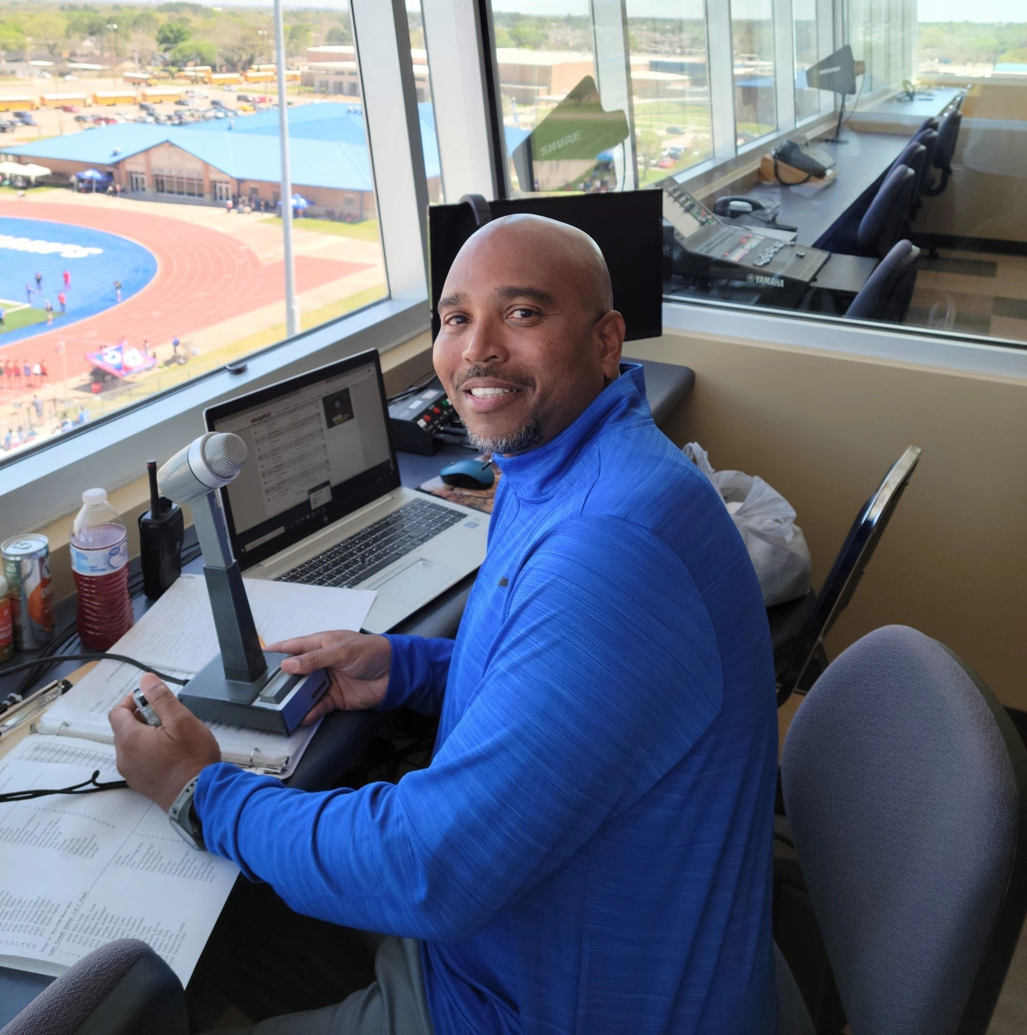 Experienced Track and Field Announcer | Clap Clap Productions
