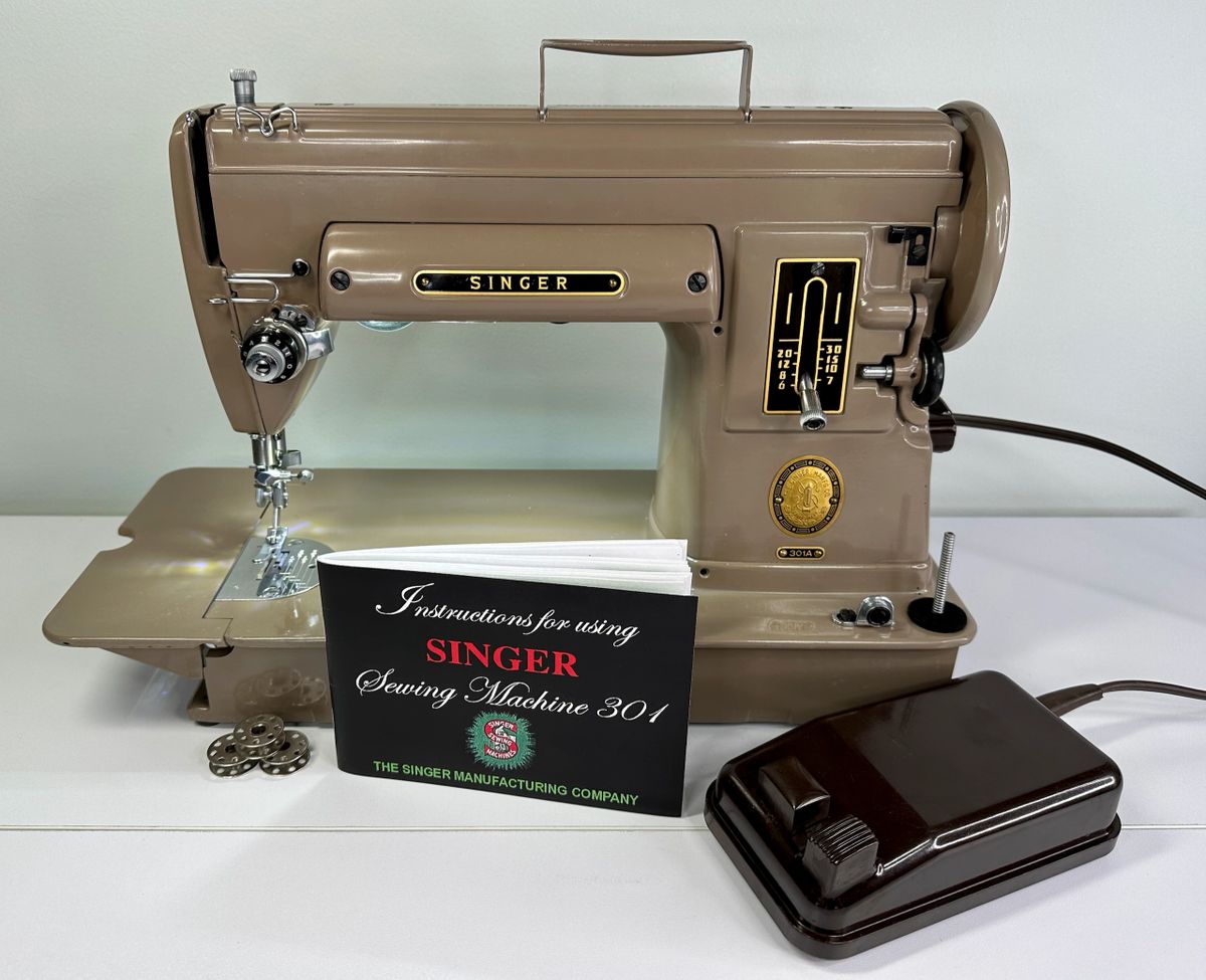 SOLD - Singer 301A, Beautifully Restored and Ready to Sew!