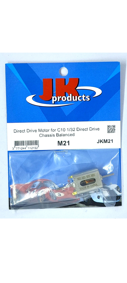 Motor for JK Direct Drive cars M21 - balanced 2mm shaft / axle