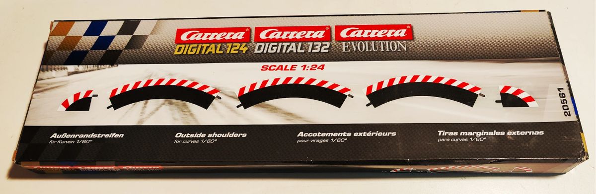 Carrera 20561 Outside Shoulders for Curve 1/60° - Digital 124/132 & Analog