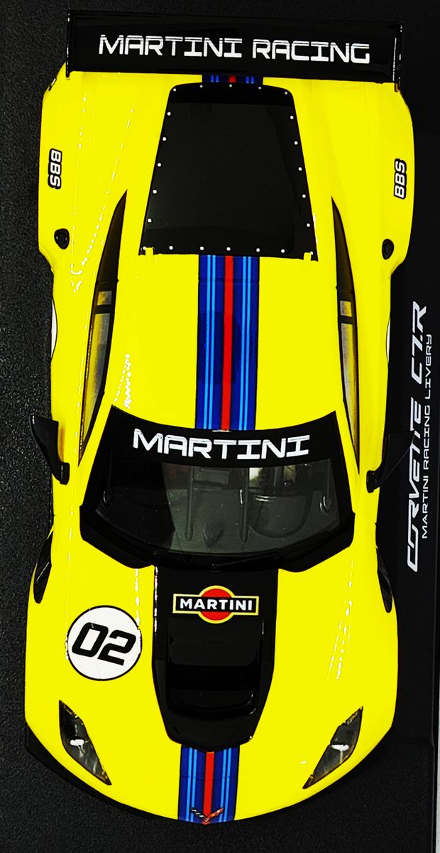 NSR NSR0437AW Corvette C7.R Martini Livery Yellow No.2