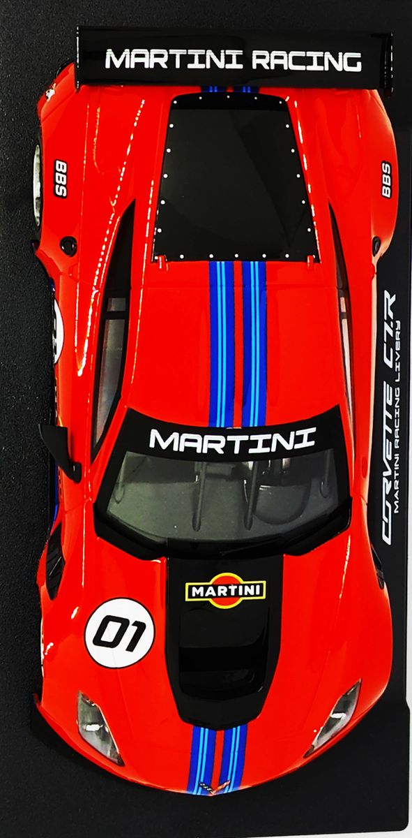 NSR NSR0436AW Corvette C7.R Martini Livery Red No.1