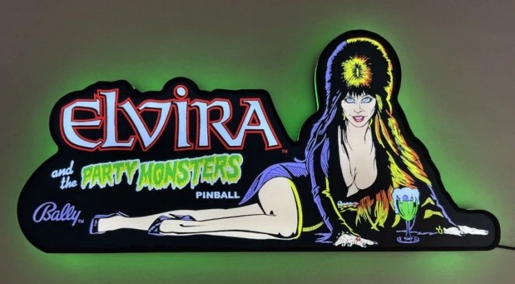 Elvira Topper Pin-Sign Extra Large