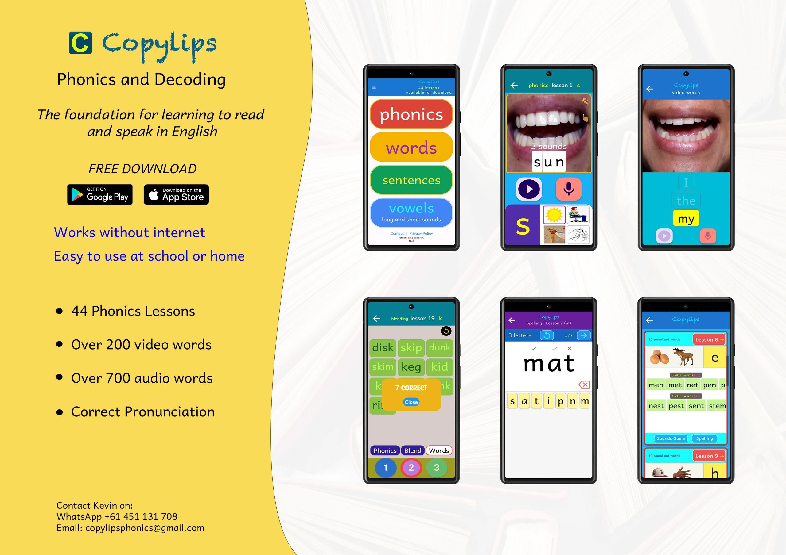Copylips Phonics
