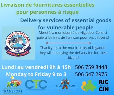 NOUVELLES | Village de Nigadoo