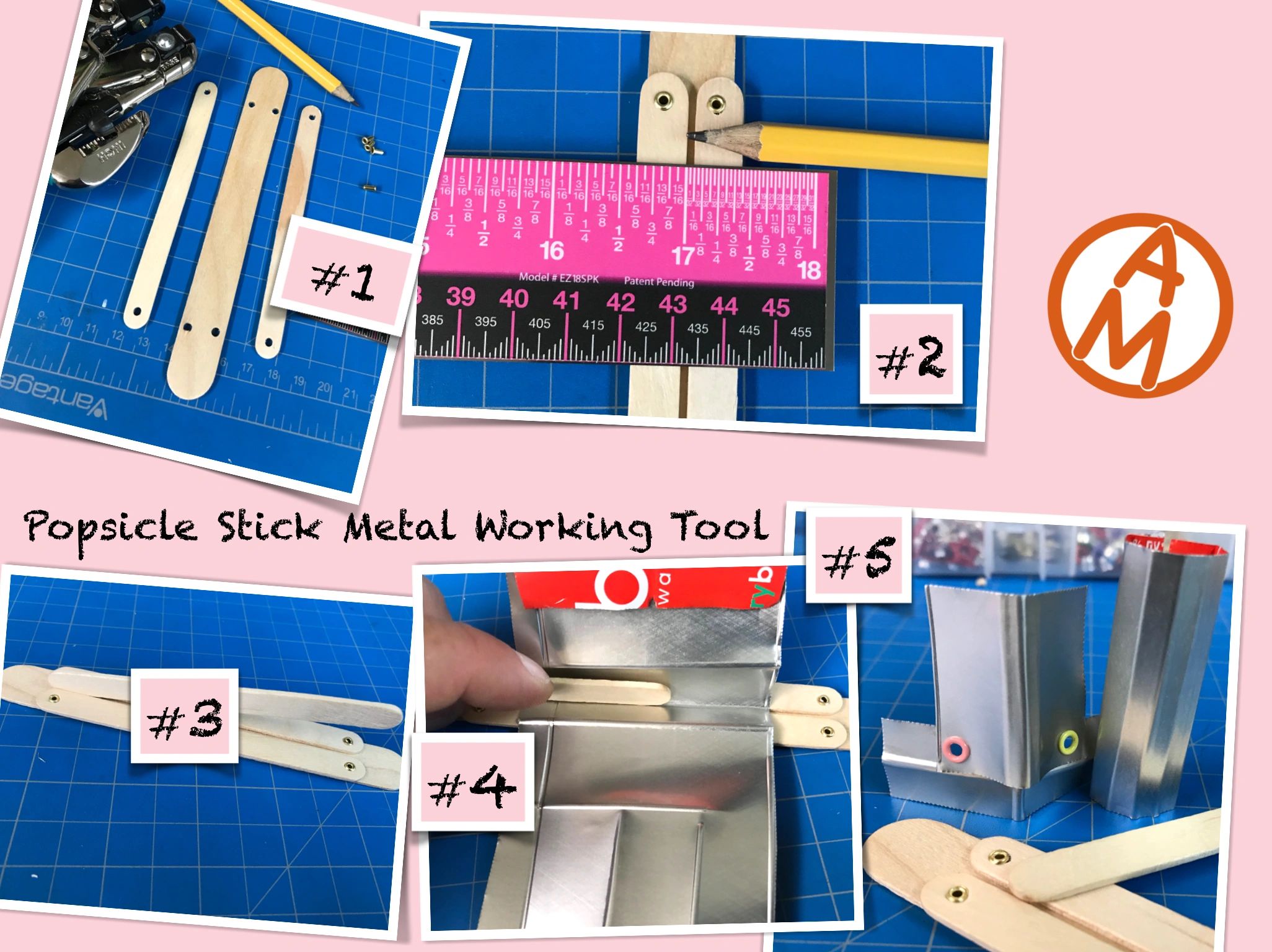 Metal Working Tools Made From Popsicle Sticks