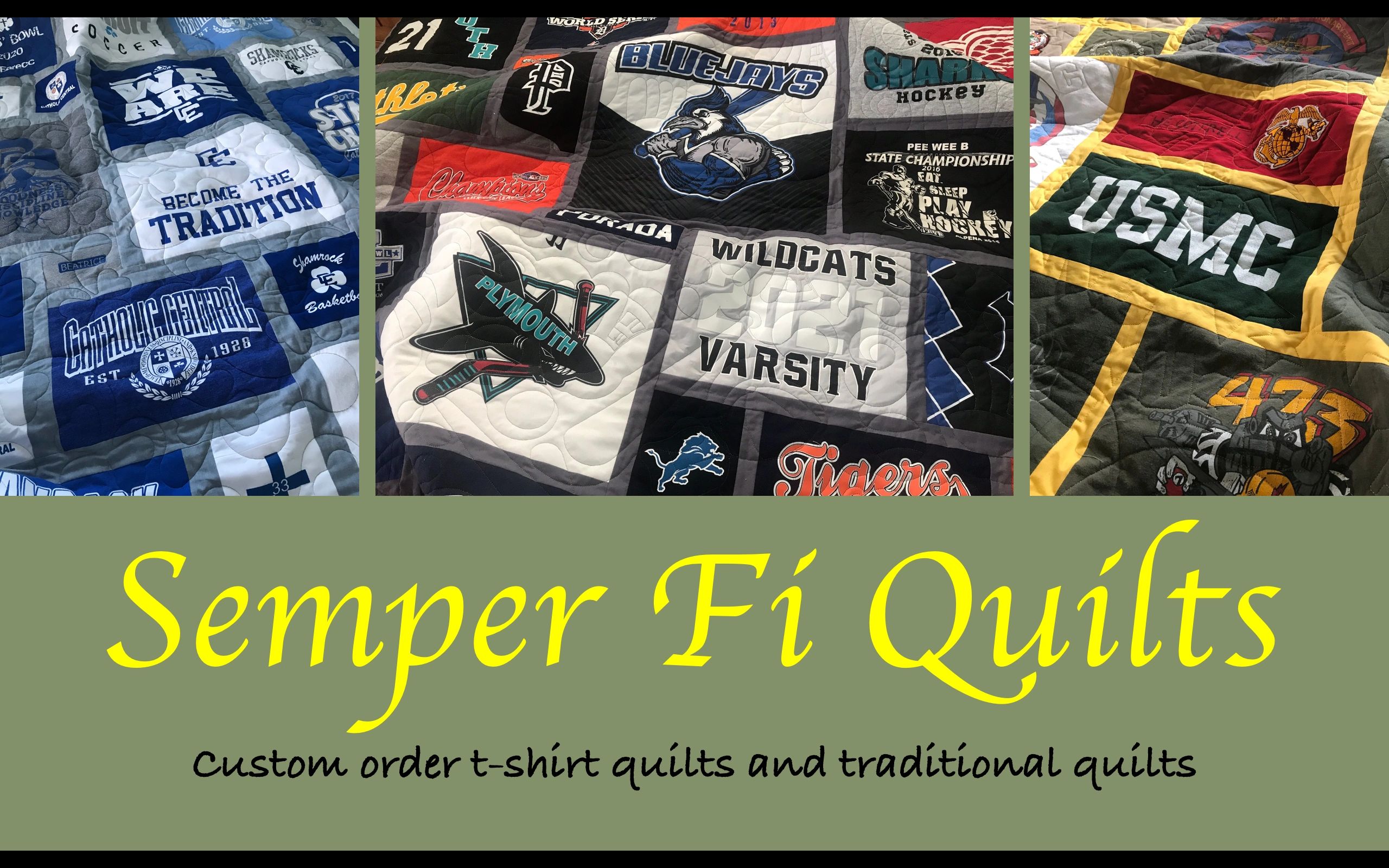 Custom T-Shirt Quilts - Semper Fi Quilts