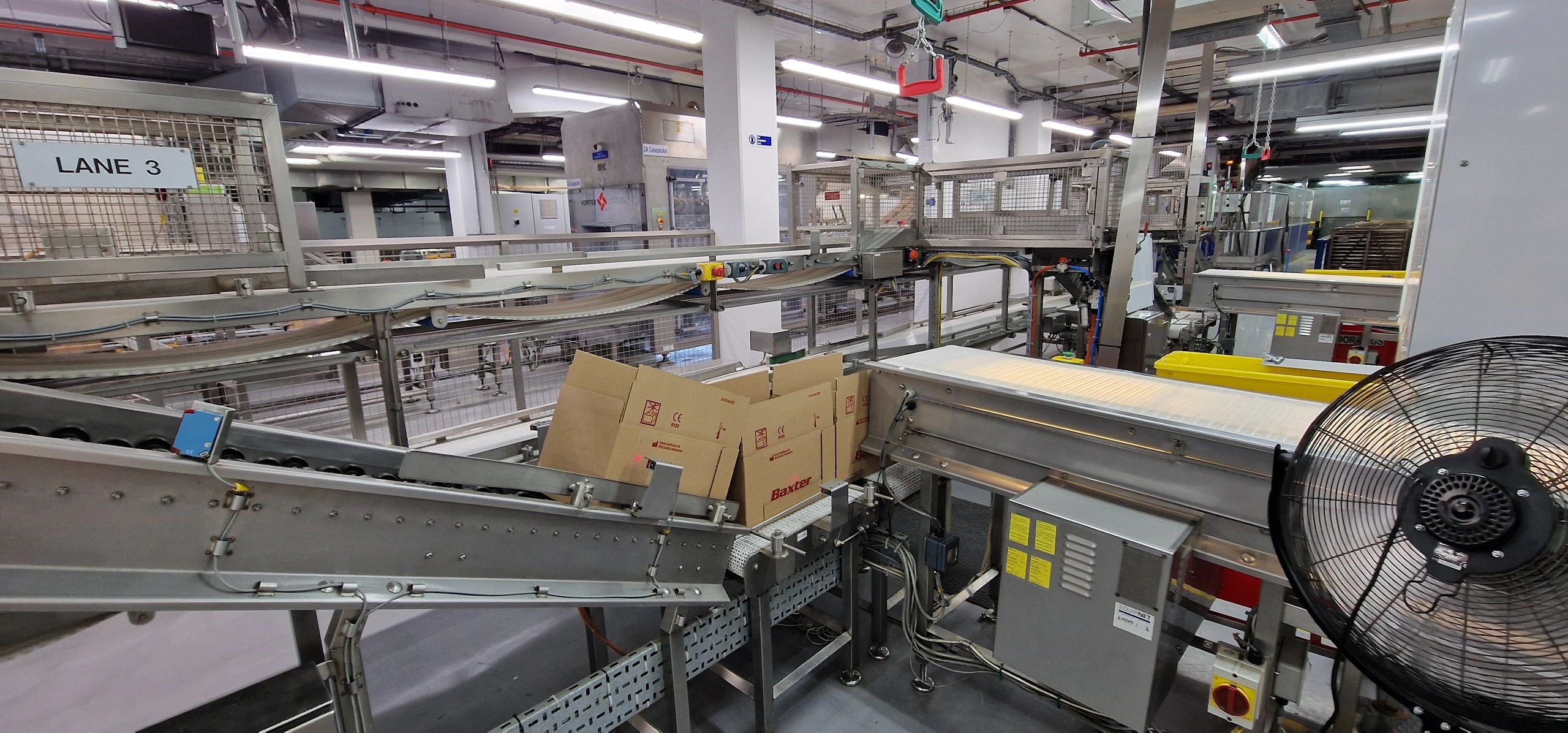 Pharmaceutical Packing Line Control System