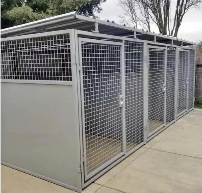 Dog Kennel Run Seriously Strong Full Roof 3 x 2 x 1.8m INDESTRUCTIBLE ...
