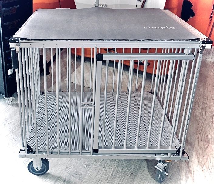 Auberon Lightweight Dog Aluminium Show Trolley handles All Terrain 1 ...