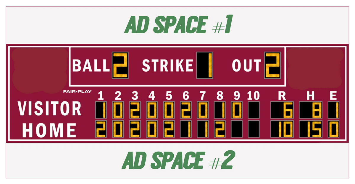 Scoreboard - Softball Top (Ad Space #1)
