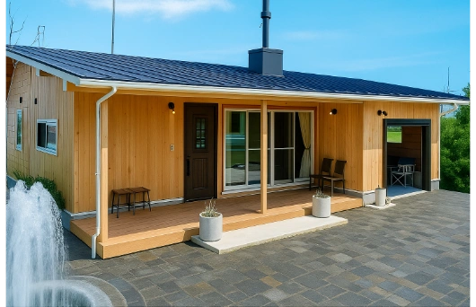 The Dado Modern Contemporary 2 Bed 1 Bathroom Wooden Home