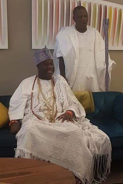 THE FOREMOST KING IN AFRICA - OONI OF IFE ARRIVED DUBLIN, IRELAND