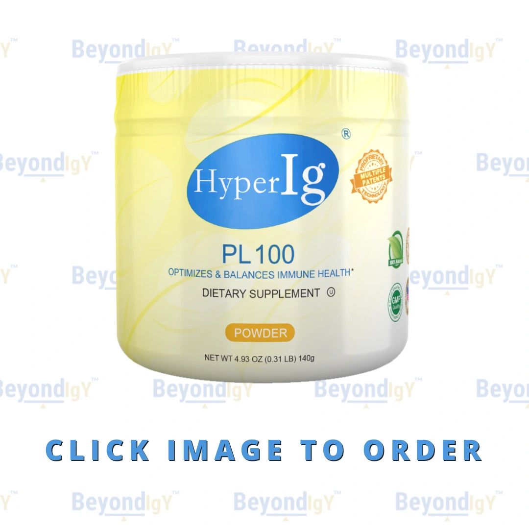 HyperIg PL100 Protein Powder - The Original Hyperimmune Egg Supplement